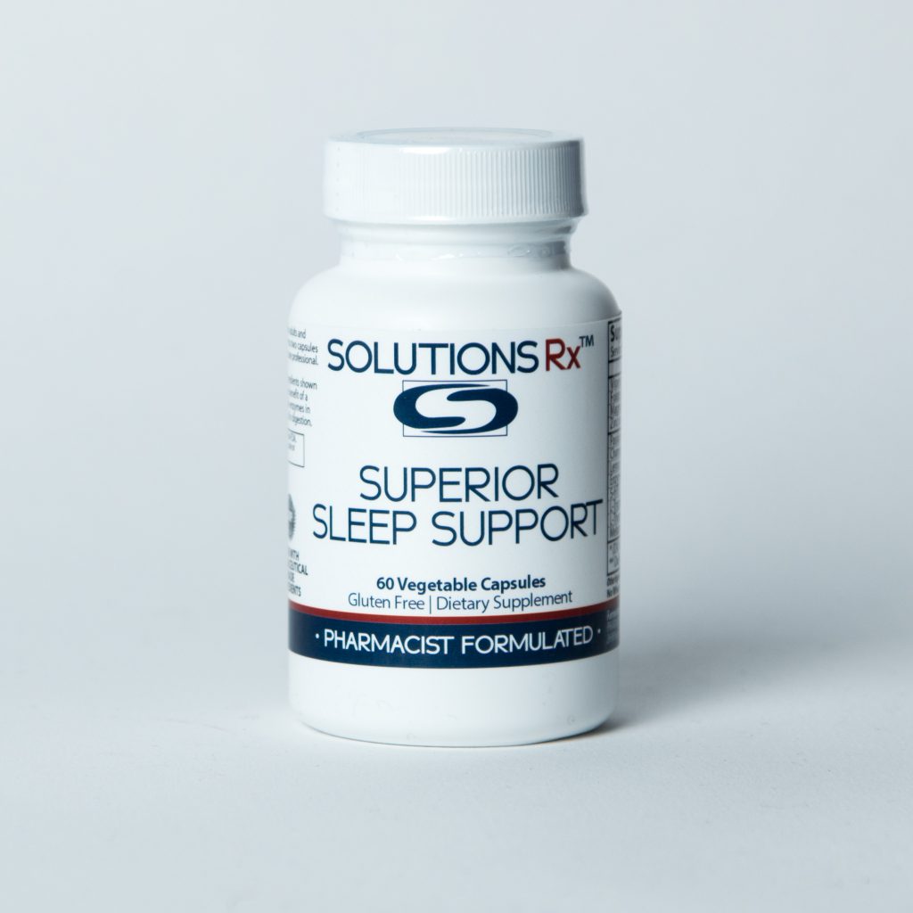 Solutions Rx Superior Sleep Support 60ct Vegetable Capsules